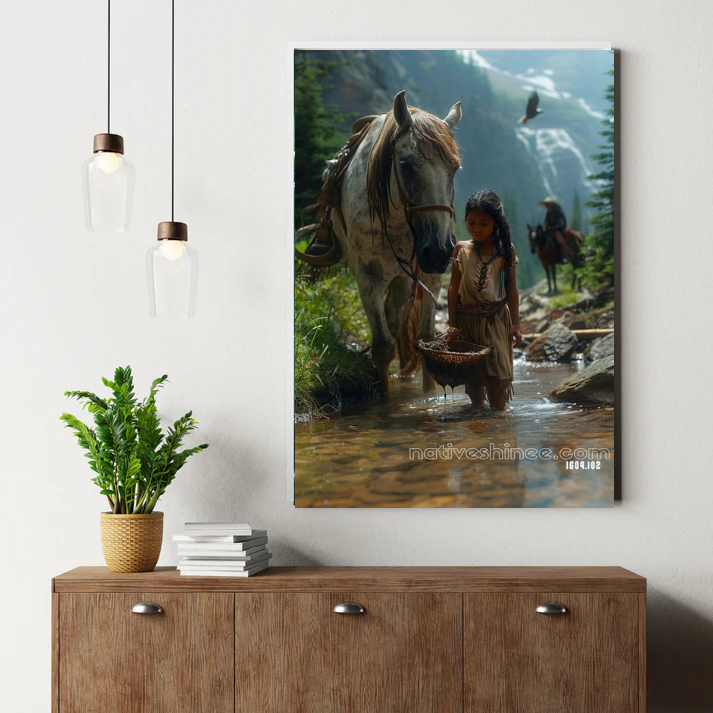 Child of the River Canvas – NativeShinee
