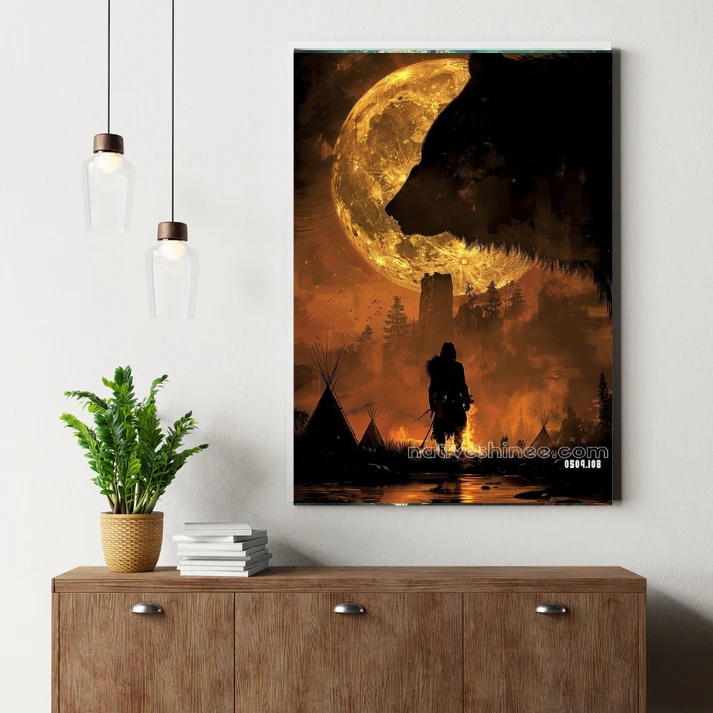 Dance of the Dawn Buffalo Canvas – NativeShinee
