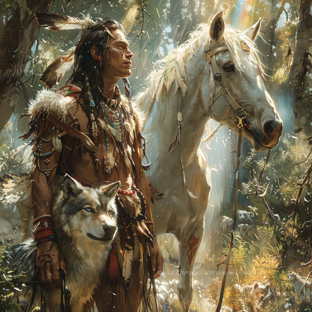 Caballo Nativo Americano Wallpaper