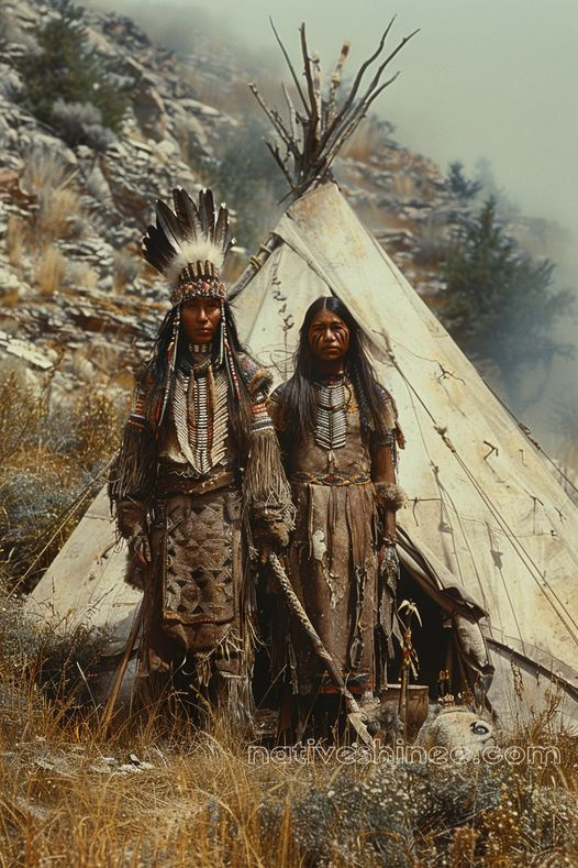 Strength and Honor in Tribal Legacy Native American Canvas – NativeShinee
