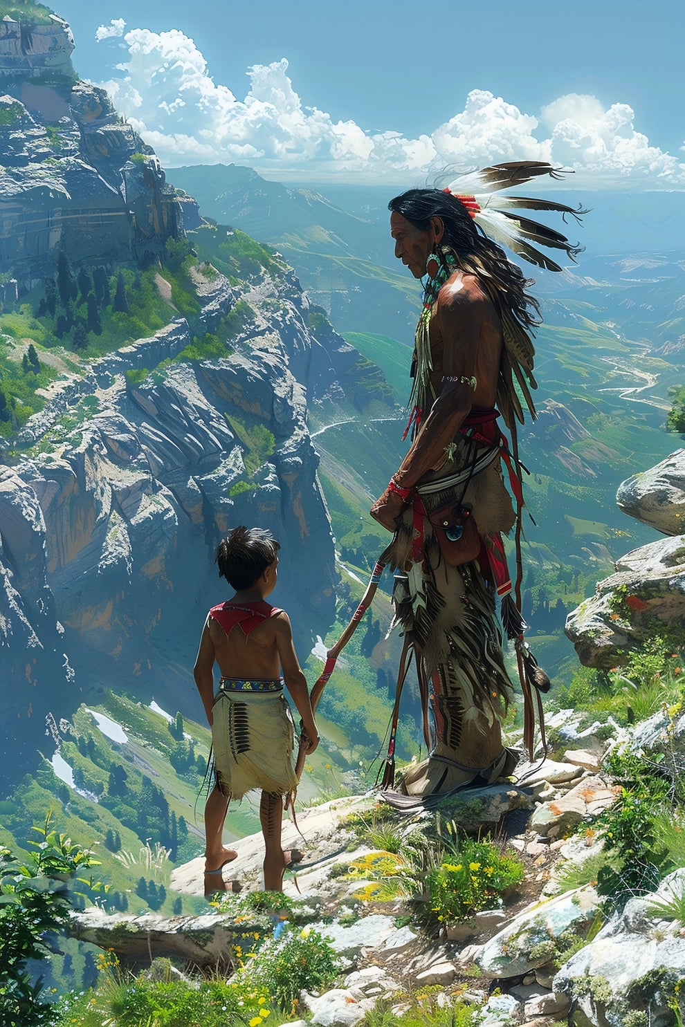 Guiding the Future Native American Canvas – NativeShinee