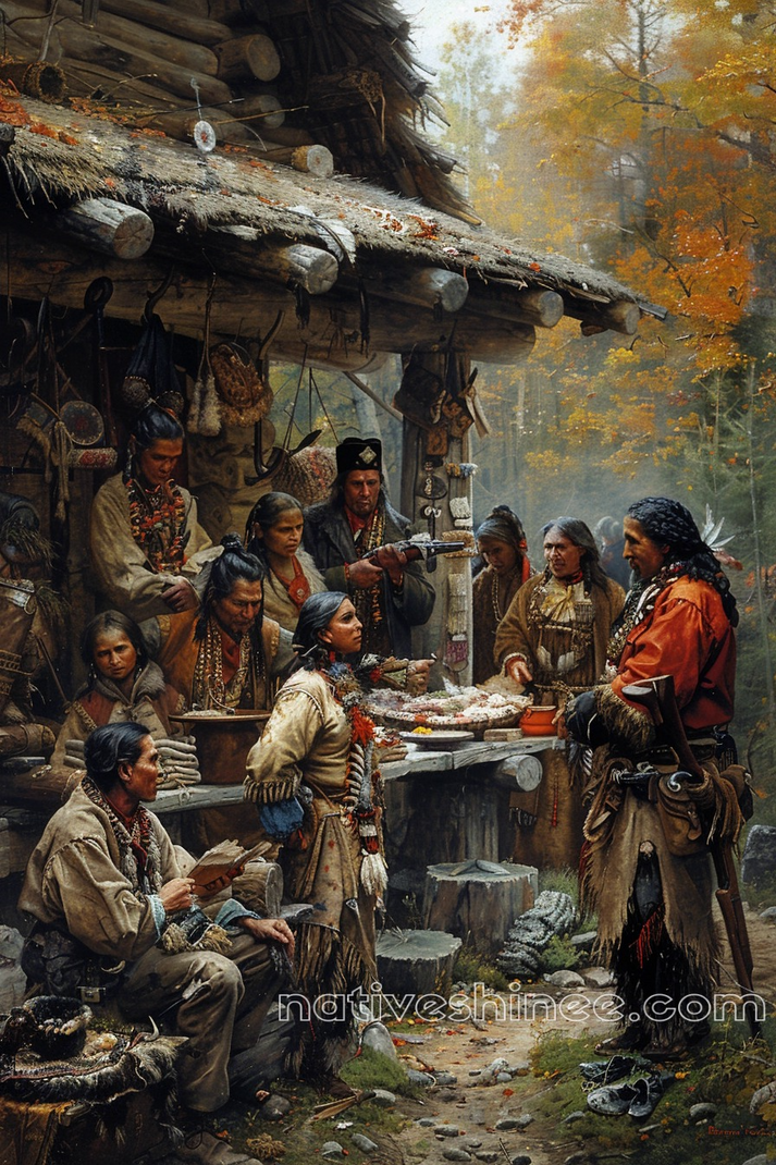 The Heartbeat of Indigenous Trade Native American Canvas – NativeShinee