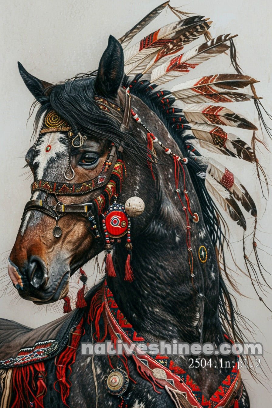 The Sacred Horse Canvas – NativeShinee