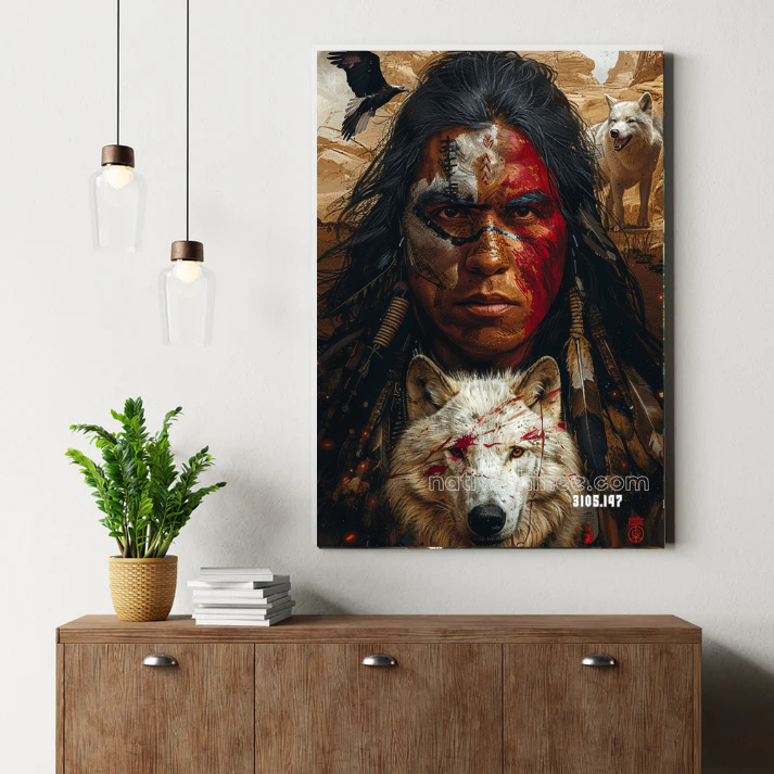 Feral Spirit Kin Canvas – NativeShinee