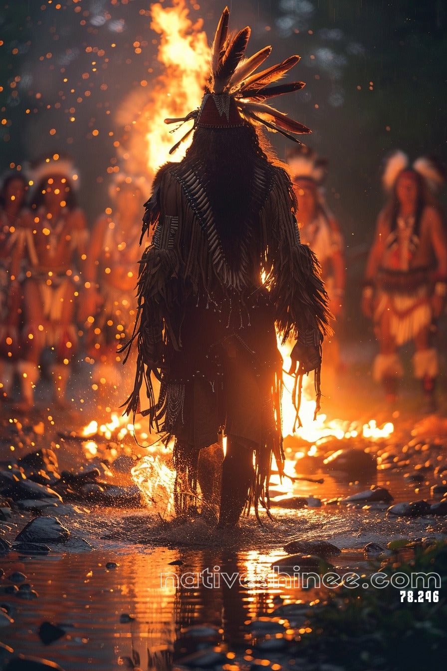 Sacred Fire Native American Canvas – NativeShinee