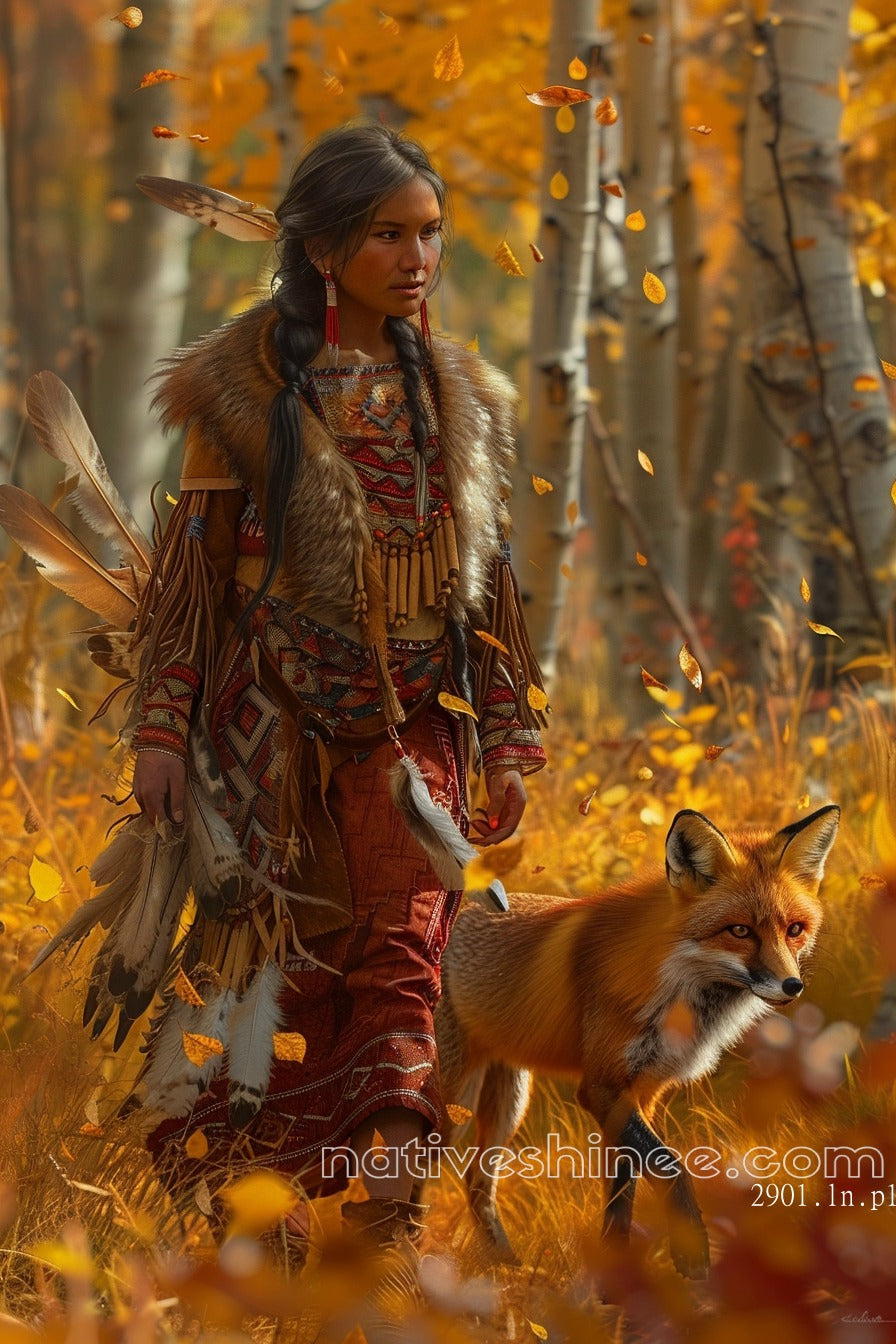 The Fox Spirit Native American Canvas – NativeShinee