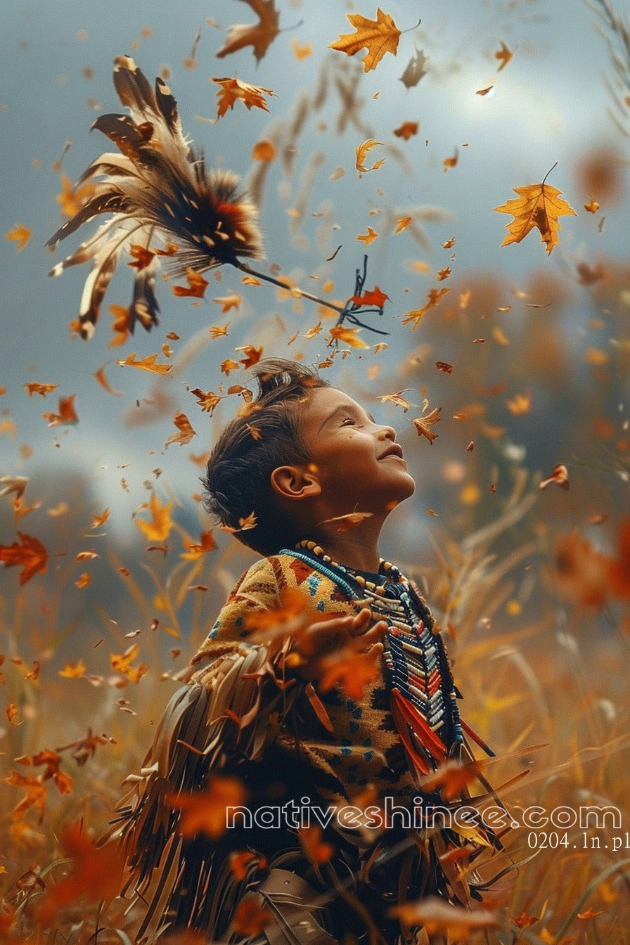 Autumn Dance Native American Canvas – NativeShinee