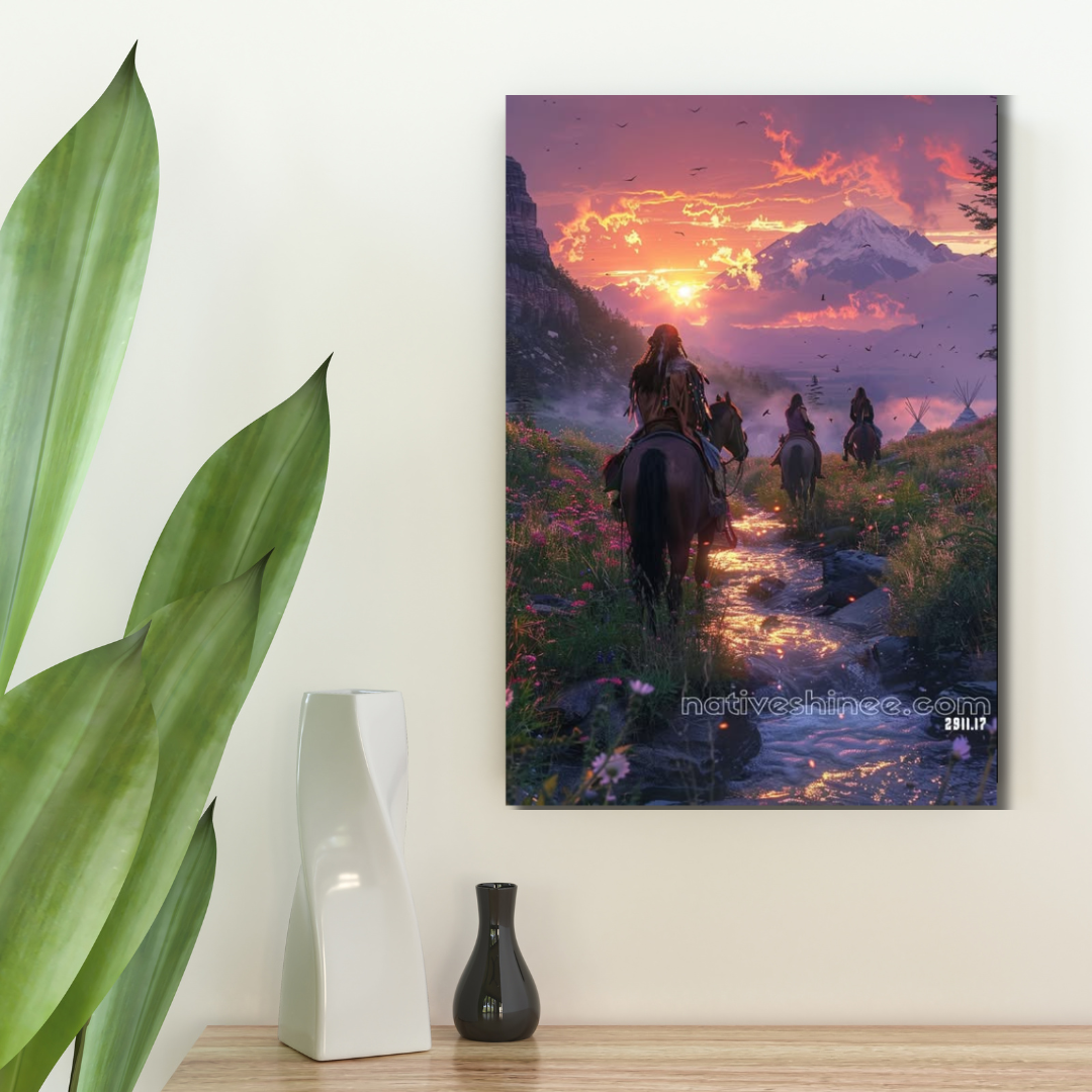 Twilight Journey Native American Canvas – NativeShinee