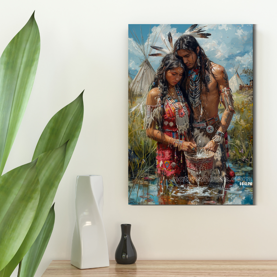 Ritual of Unity Native American Canvas – NativeShinee