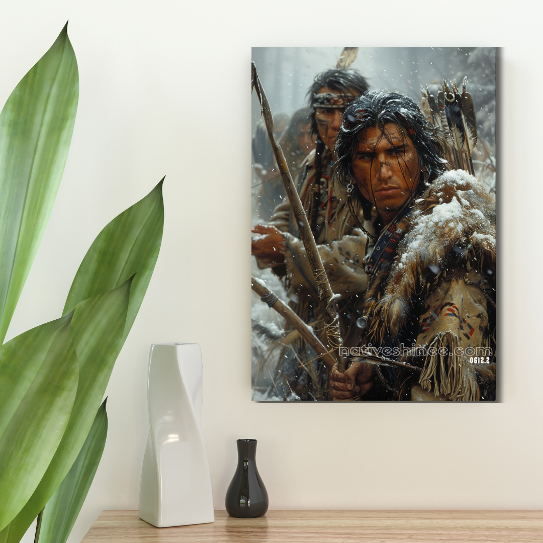 Winter Warriors Native American Canvas – NativeShinee