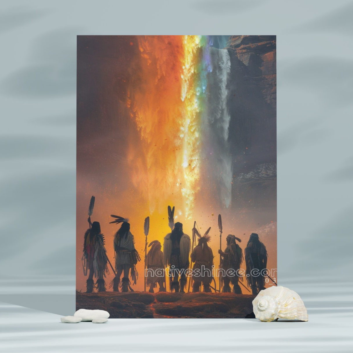 Path of Strength Native American Canvas – NativeShinee
