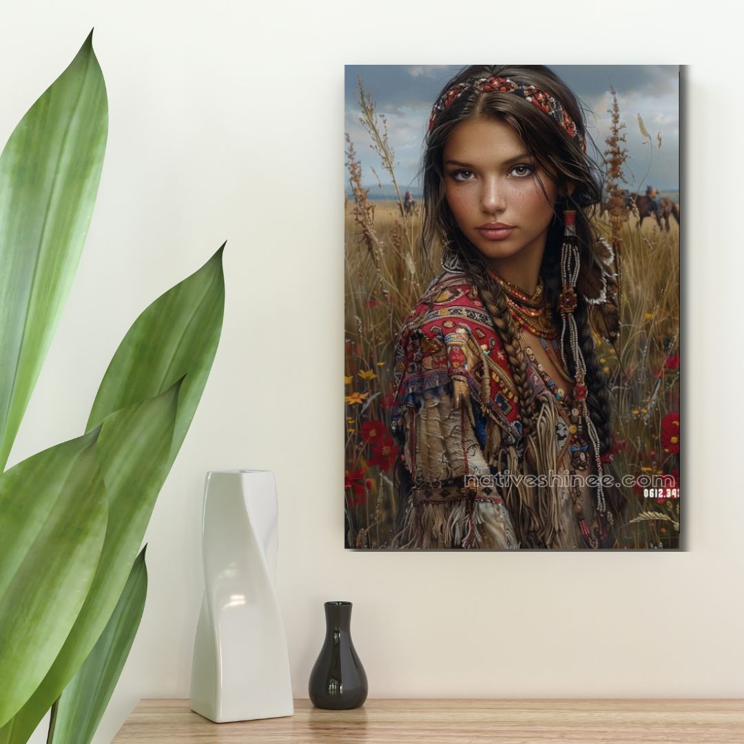 Spirit of the Meadow Native American Canvas – NativeShinee