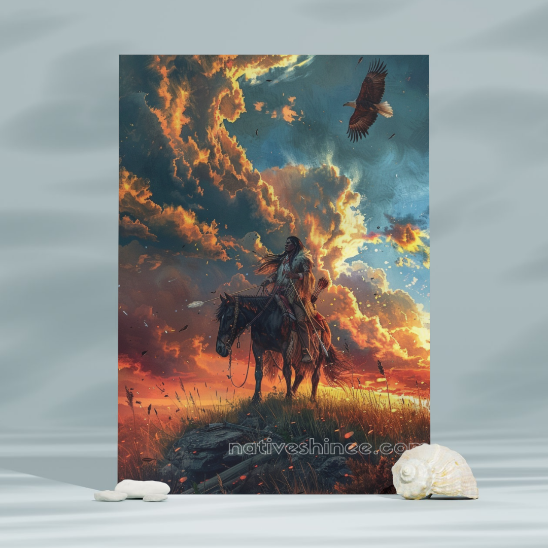 Radiant Spirit Native American Canvas – NativeShinee