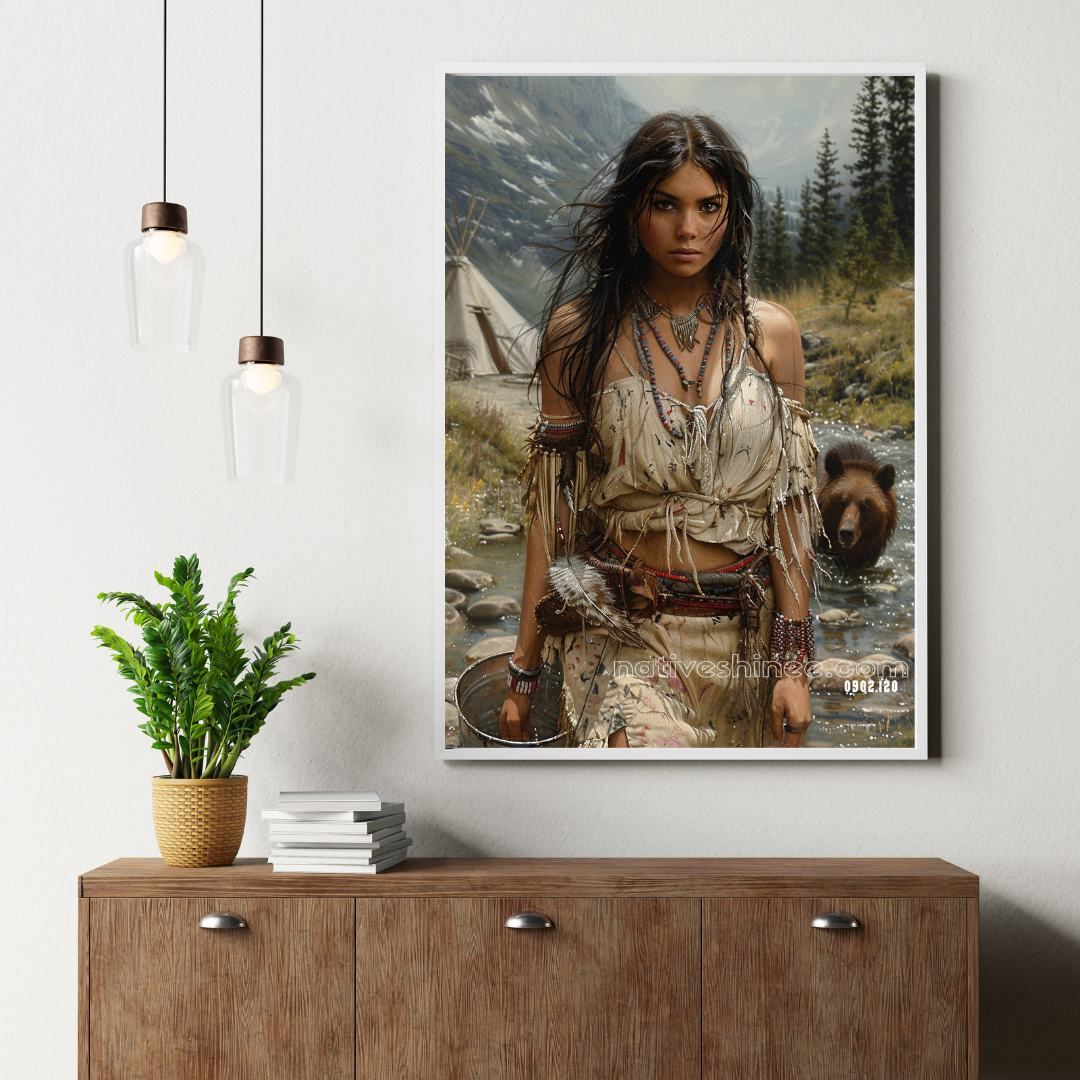 The Greatest Strength Native American Canvas – NativeShinee