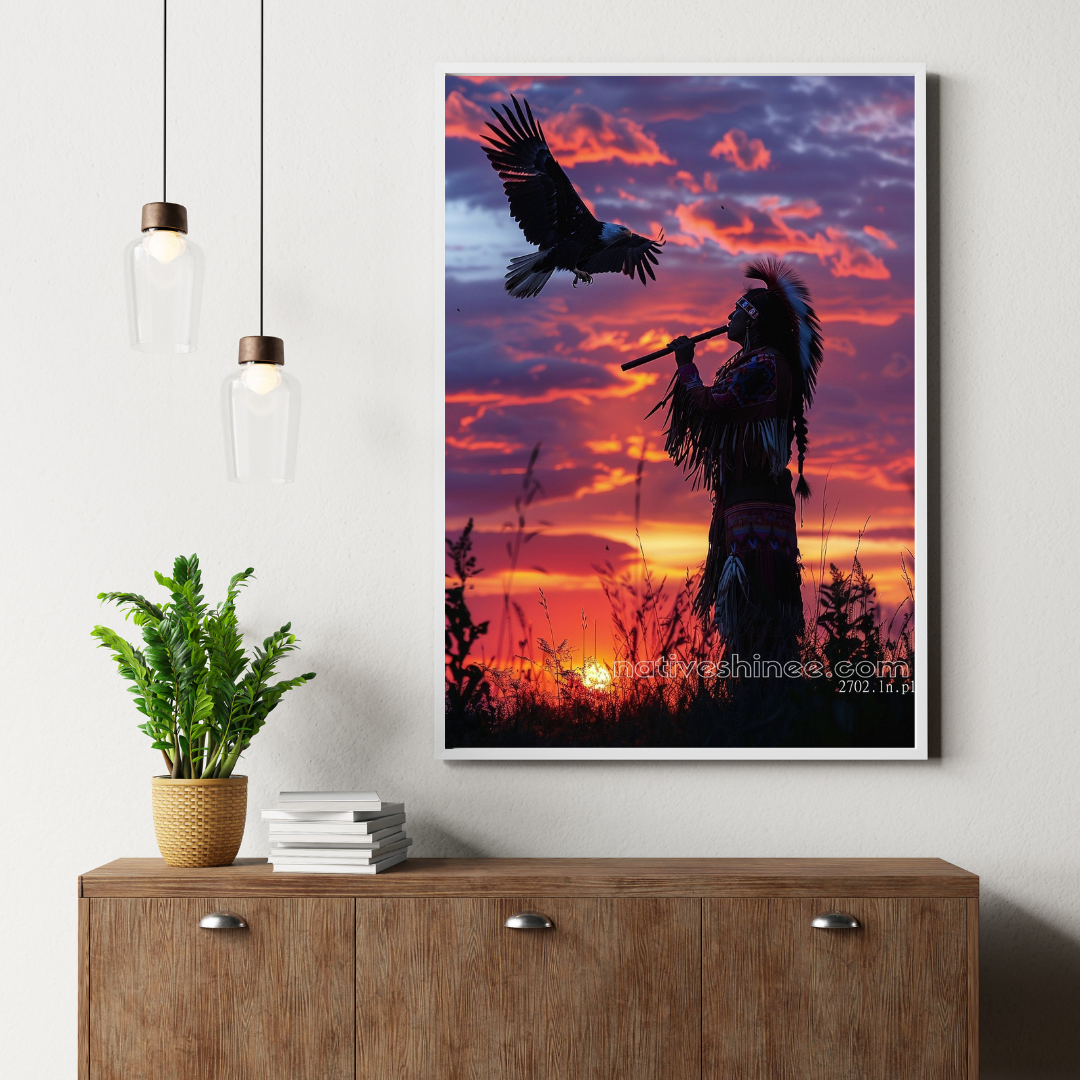 Song of the Eagle Native American Canvas – NativeShinee