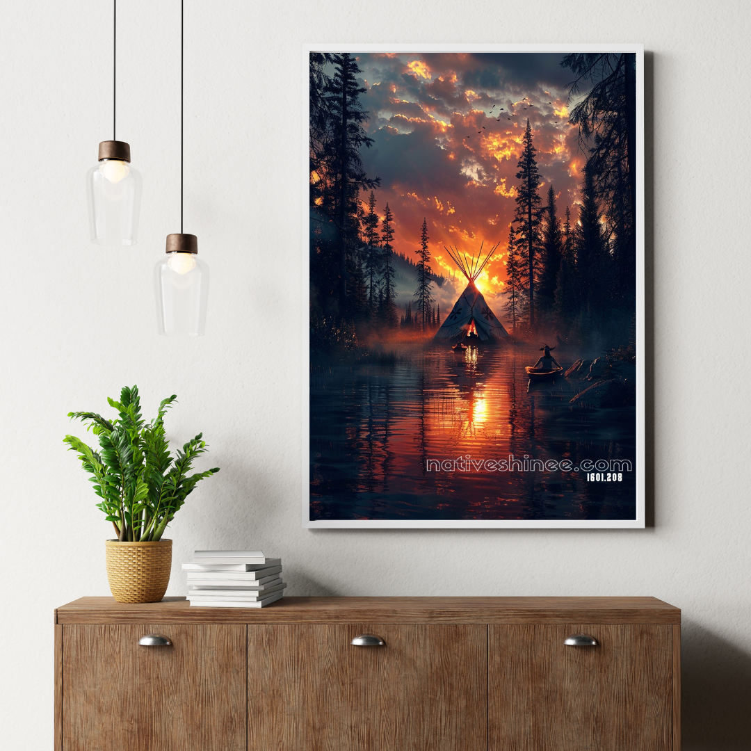 Embers of the Twilight Native American Canvas – NativeShinee