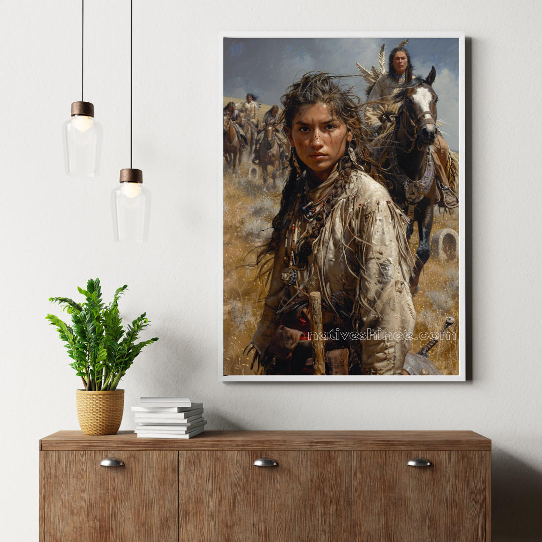 Warrior's Legacy: Native American Canvas – NativeShinee