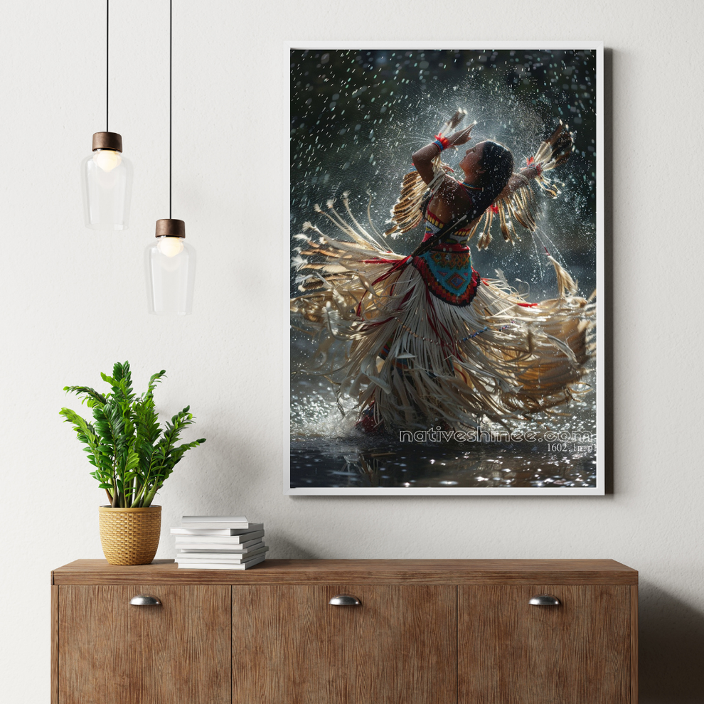Dancing with the Spirits Native American Canvas – NativeShinee