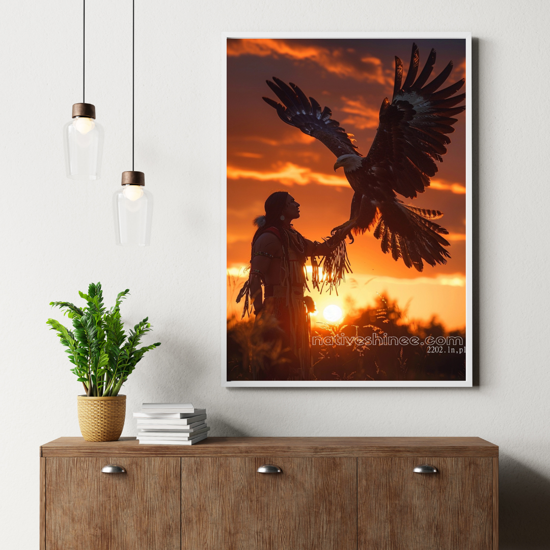 Wings of the Sacred: Native American Canvas – NativeShinee