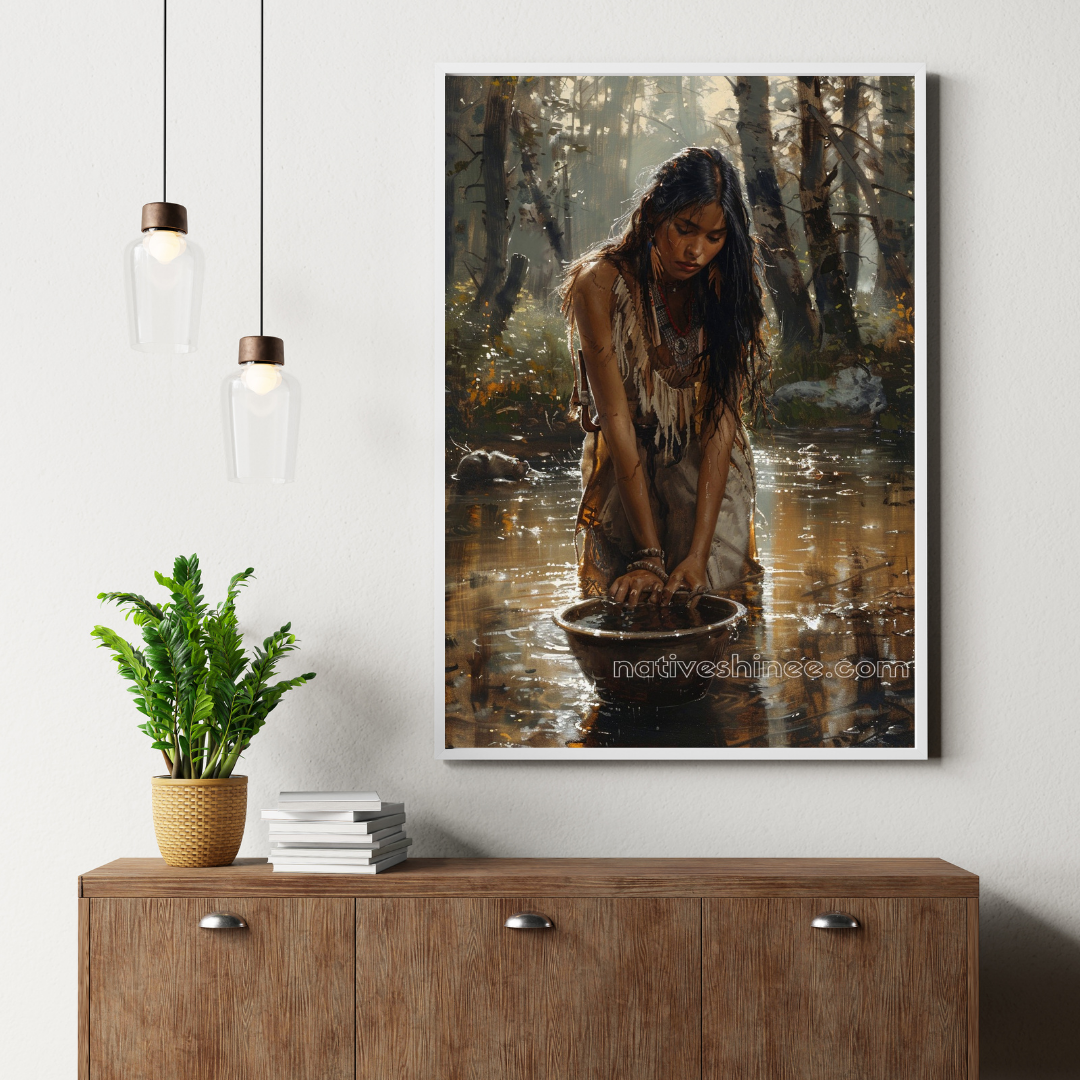 The River's Song Native American Canvas – NativeShinee