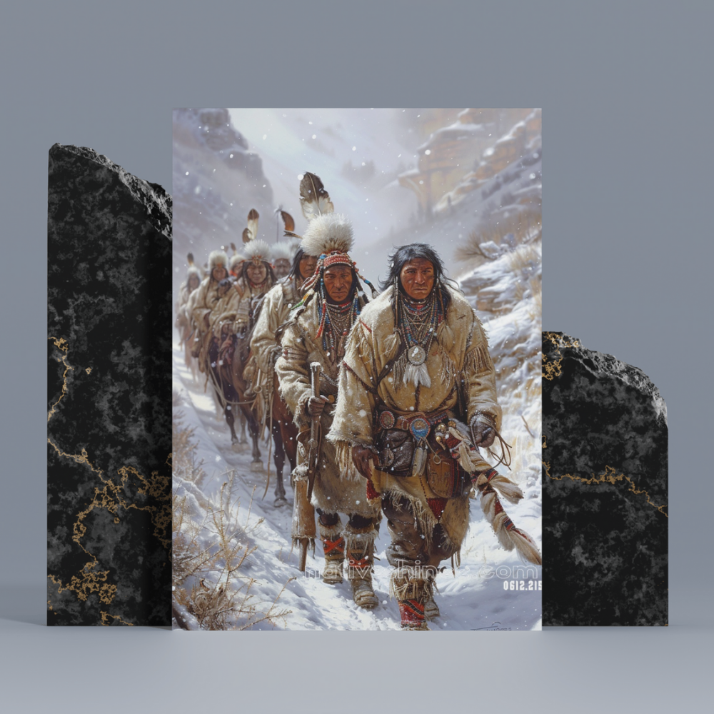 Silent Strength Native American Canvas – NativeShinee
