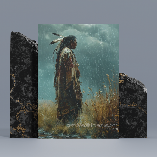 The Sound Of Rain Brings Native American Canvas – NativeShinee