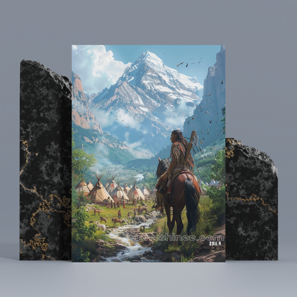 Our Land Native American Canvas – NativeShinee