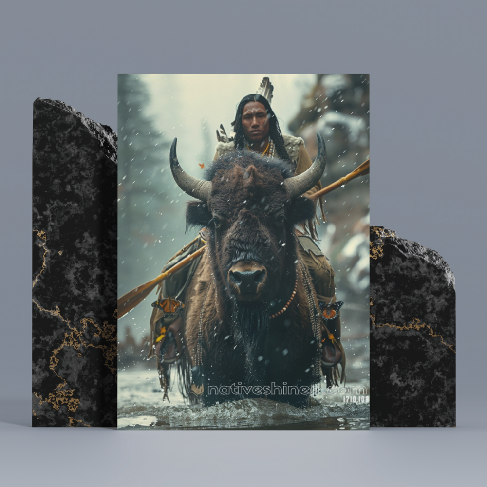 Unbroken Spirit Native American Canvas – NativeShinee