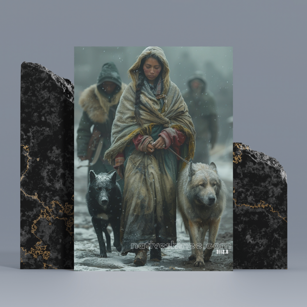 Silent Journey Native American Canvas – NativeShinee