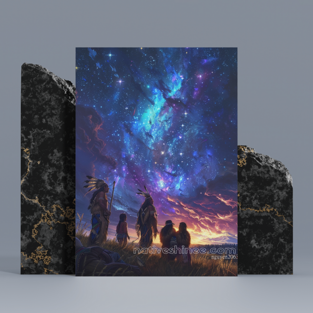 Belong To The Earth Native American Canvas – NativeShinee