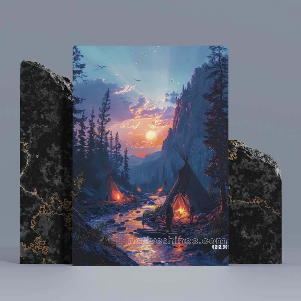 Tribal Serenity Native American Canvas – NativeShinee