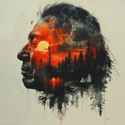 Visions Through Time Native American Canvas – NativeShinee