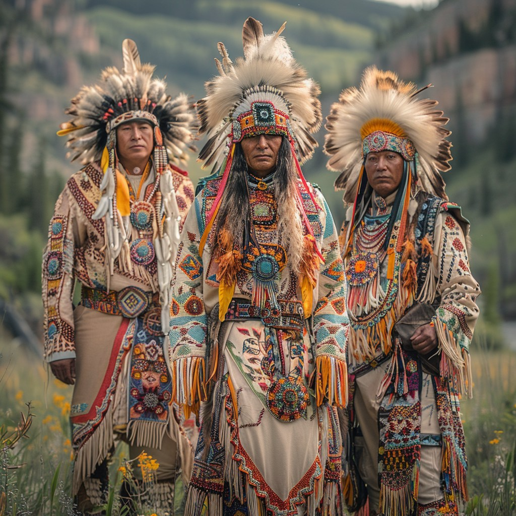 Unity of the Native Family Spirit Native American Canvas – NativeShinee